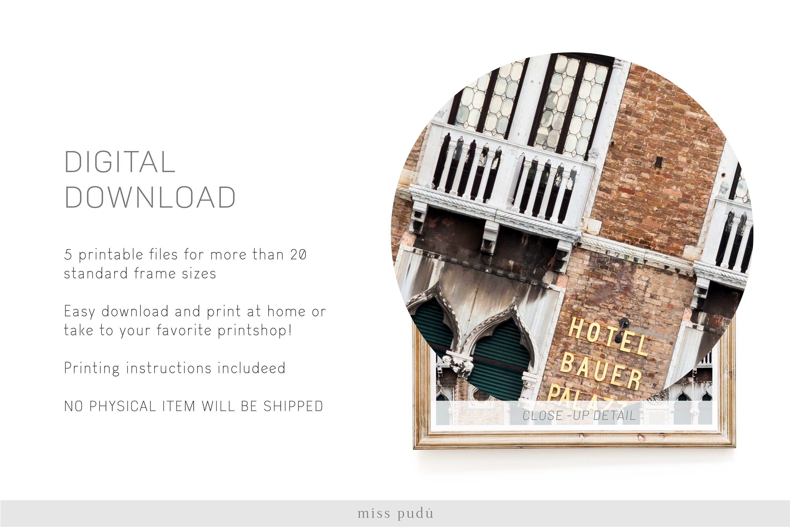 Italian Architecture Printable Poster. Venice Print Digital - Etsy