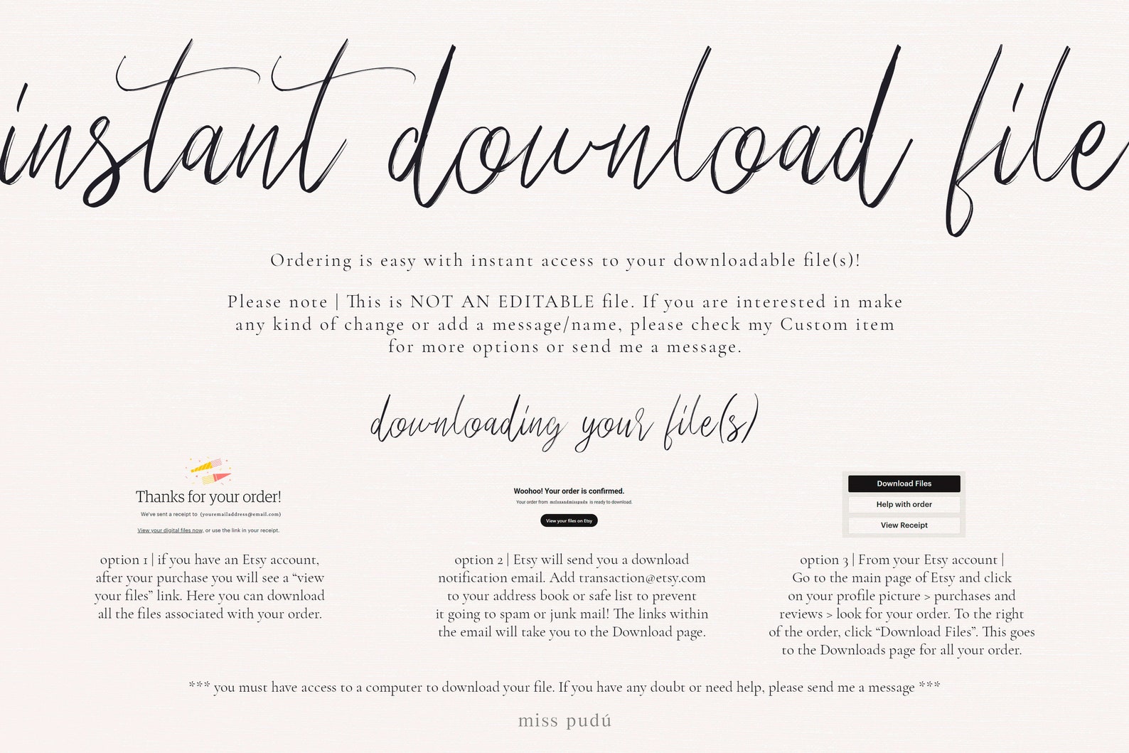 Printable Botanical Card | Flowers Illustration Digital Download ...