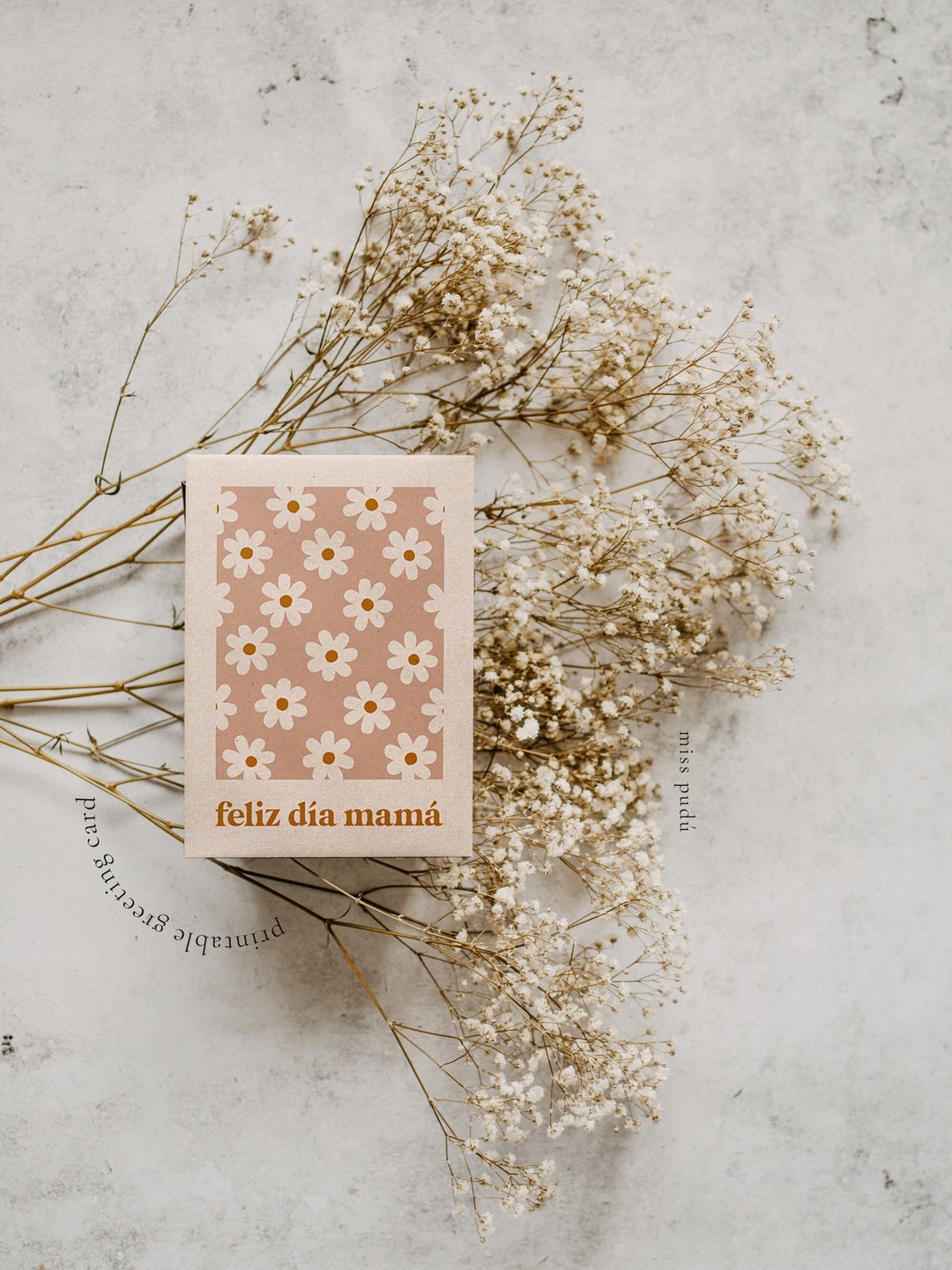 Printable Feliz Día Mamá Card | Spanish Mother's Day Greeting Card ...