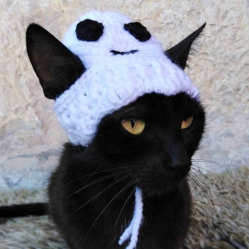 Halloween Ghost Hat for Cat Halloween Costume Hats for Cats - Etsy