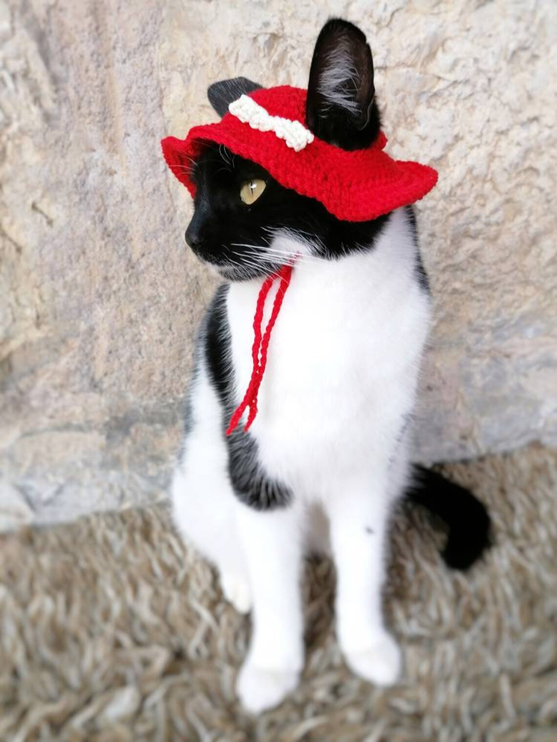 Cotton Summer Hat for Cat Hat Pet Hat Crochet Summer Hat Pet - Etsy