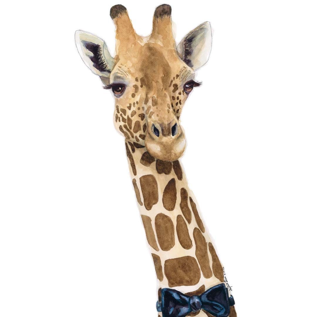 Giraffe Art, Giraffe Watercolor Painting, Giraffe Painting, Giraffe ...