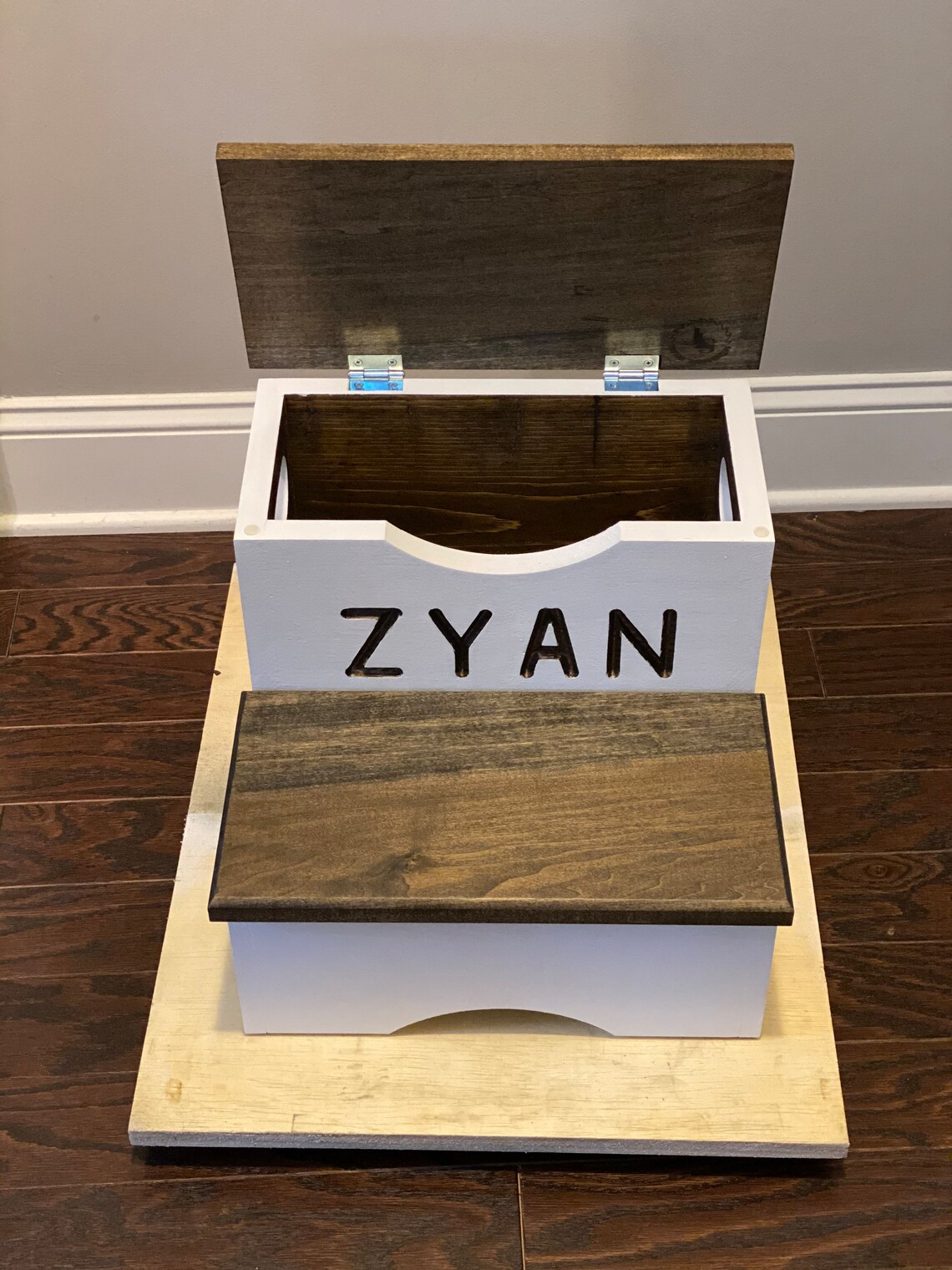 2 Step Stool With Storage - Etsy