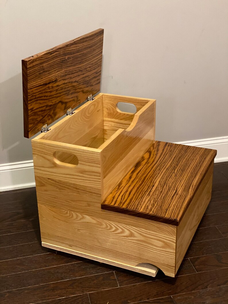 2 Step Stool With Storage - Etsy