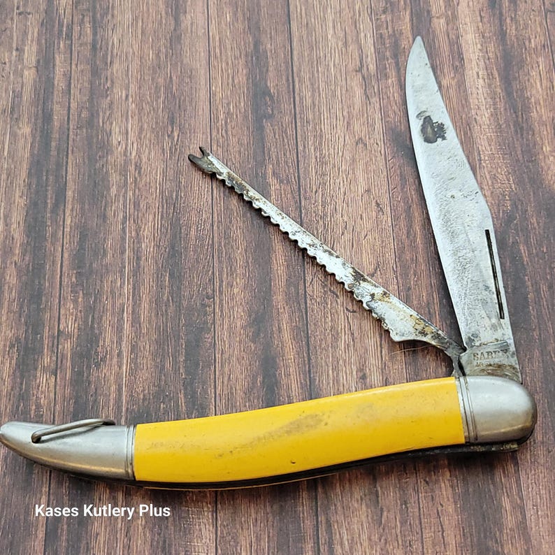 Sabre Fish Scaler Folding Pocket Knife Made in Ireland - Etsy