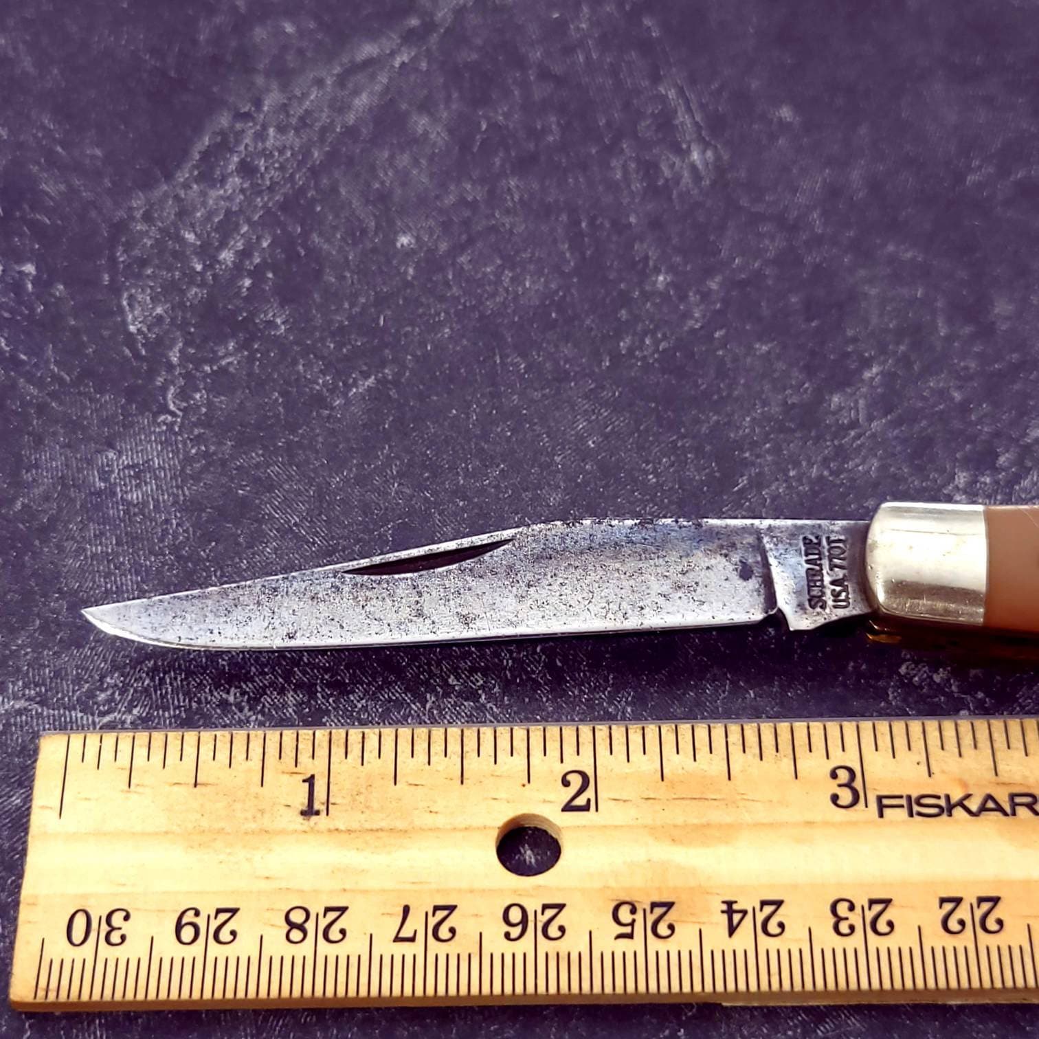 Vintage Schrade Old Timer 77ot Improved Muskrat Pocket Knife Made in ...