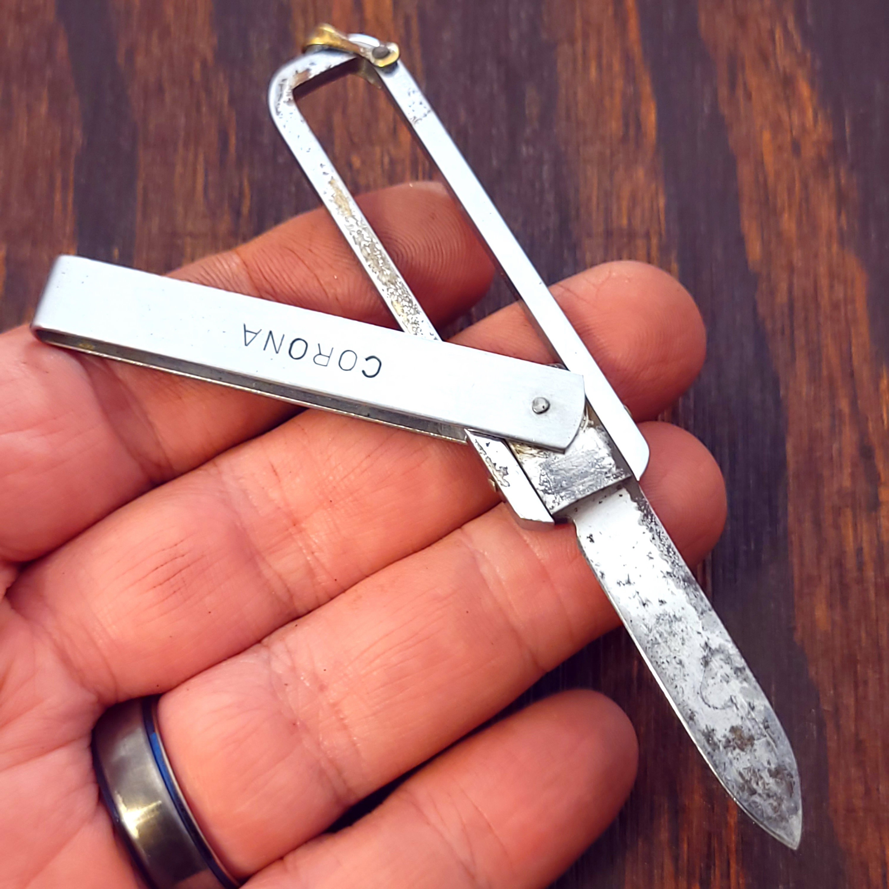 Funny Folder Swing Blade Tri Fold Knife Knives Silver 1 Blade - Etsy