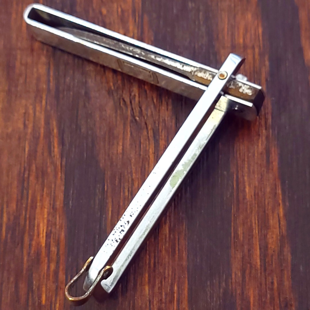 Funny Folder Swing Blade Tri Fold Knife Knives Silver 1 Blade Plain ...