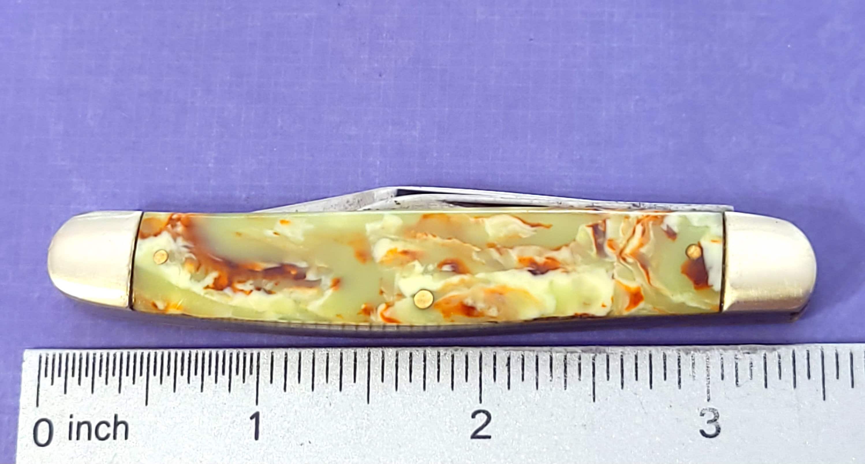 Kutmaster Knife Made in Utica NY USA 2 Blade Jack Smooth Celluloid ...