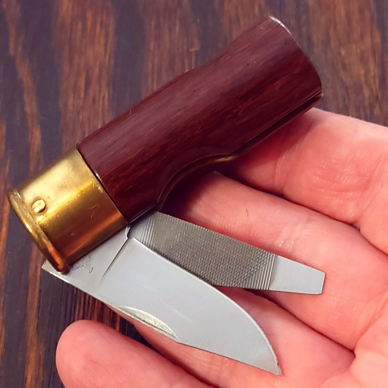 Federal 12 Guage Shot Gun Shell Knife Made in Japan Stainless Steel ...