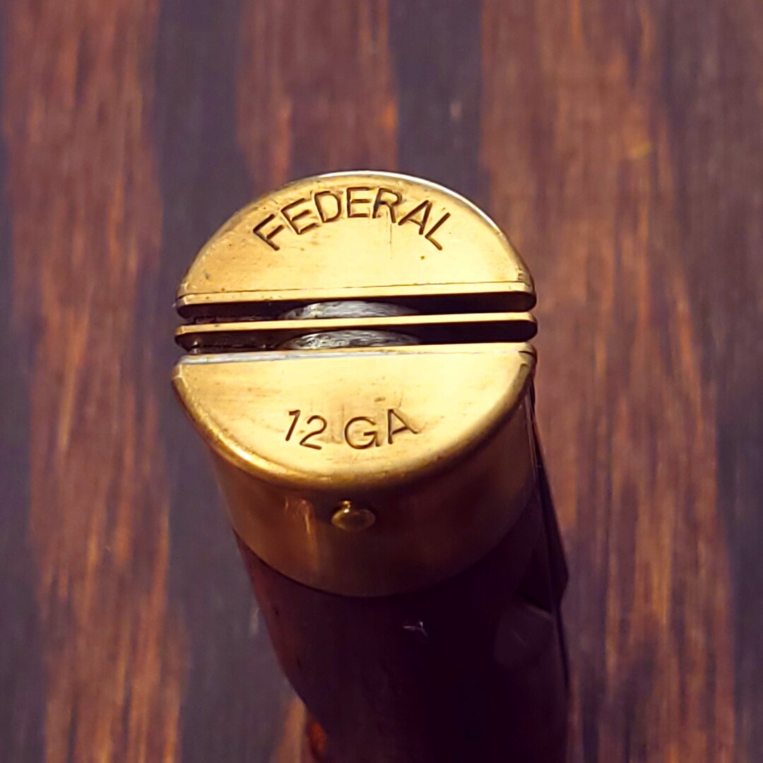 Federal 12 Guage Shot Gun Shell Knife Made in Japan Stainless Steel ...