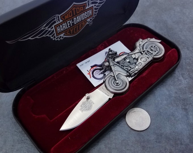 United Cutlery Harley Davidson Motorcycles HD-5 Folding Pocket Knife ...