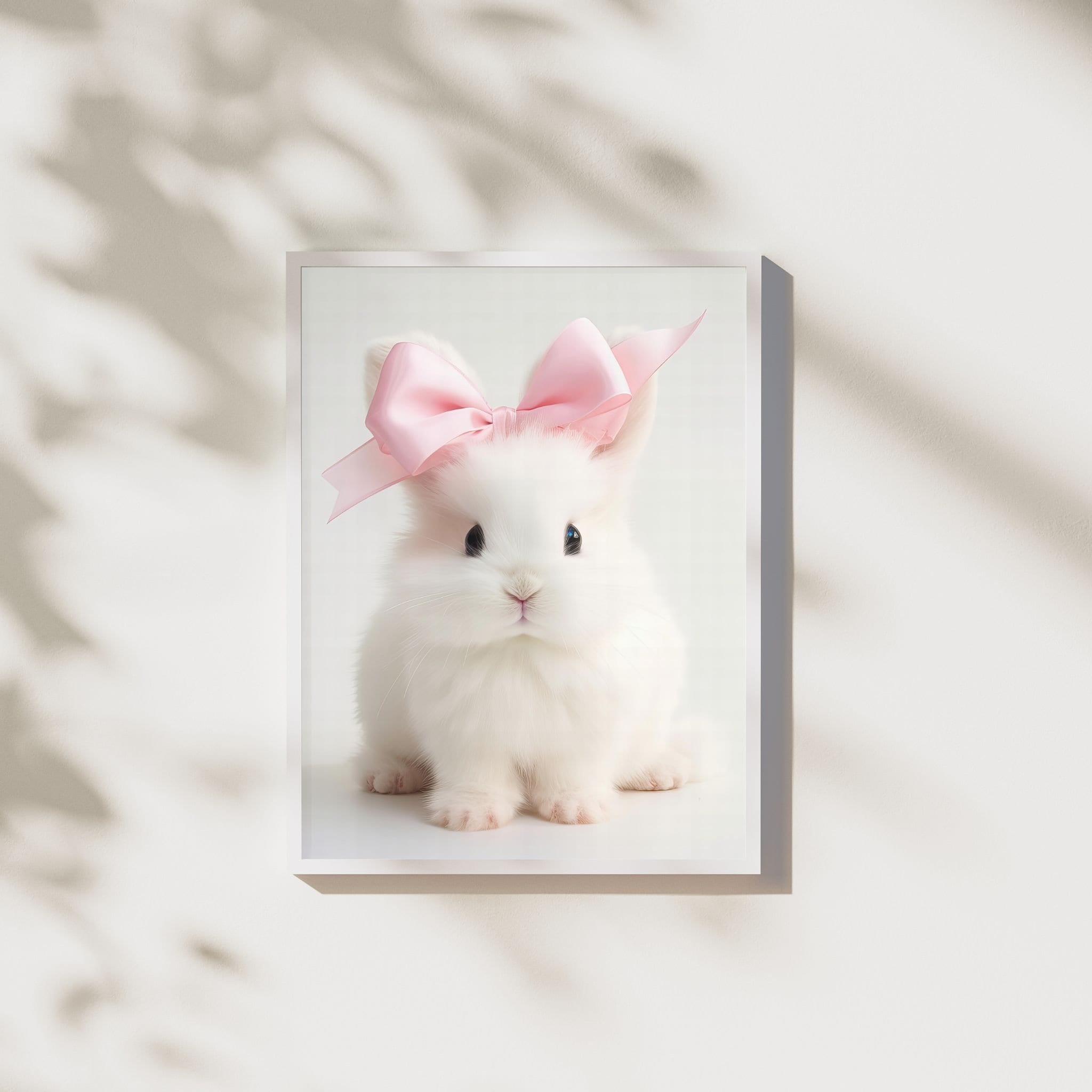 Baby Bunny Art Print Farm Animal Poster for Nursery Room 20 Digital ...