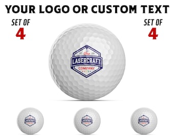 Custom Logo Golf Balls - Etsy