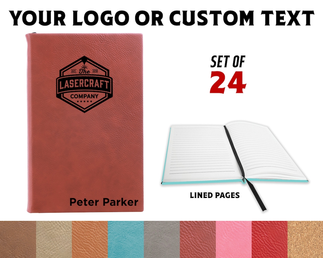 Bulk Journal With Custom Name or Logo Bulk Logo Journal - Etsy