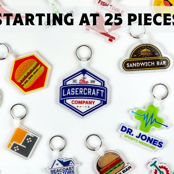 Logo Keychain - Etsy