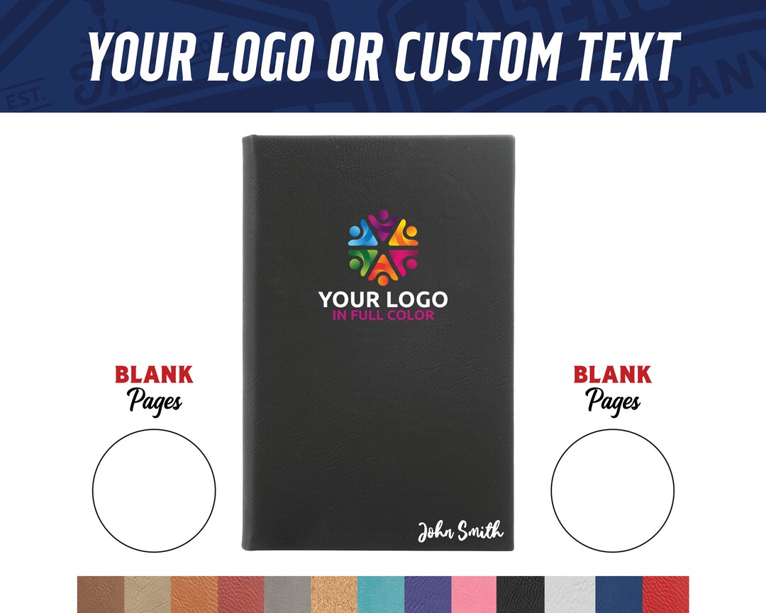 Sketch Book With Full Color Logo - Custom Logo Sketch Book ...
