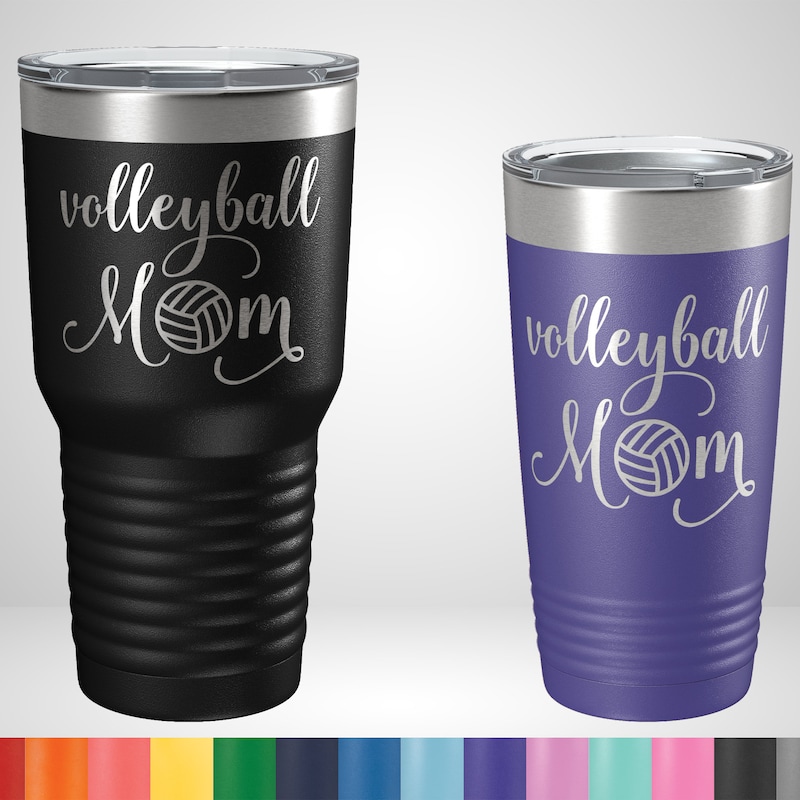 Green Volleyball Mom Cup - Etsy