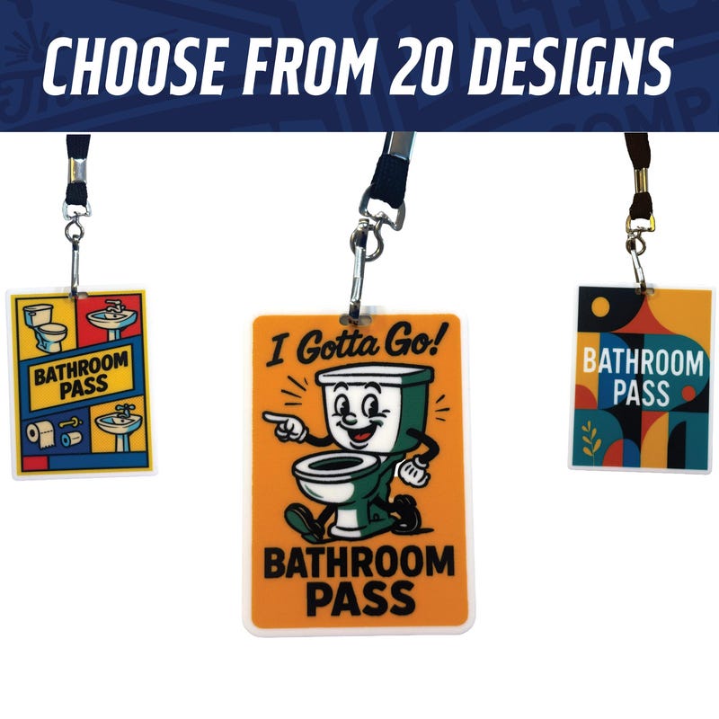 Bathroom Passes - Etsy
