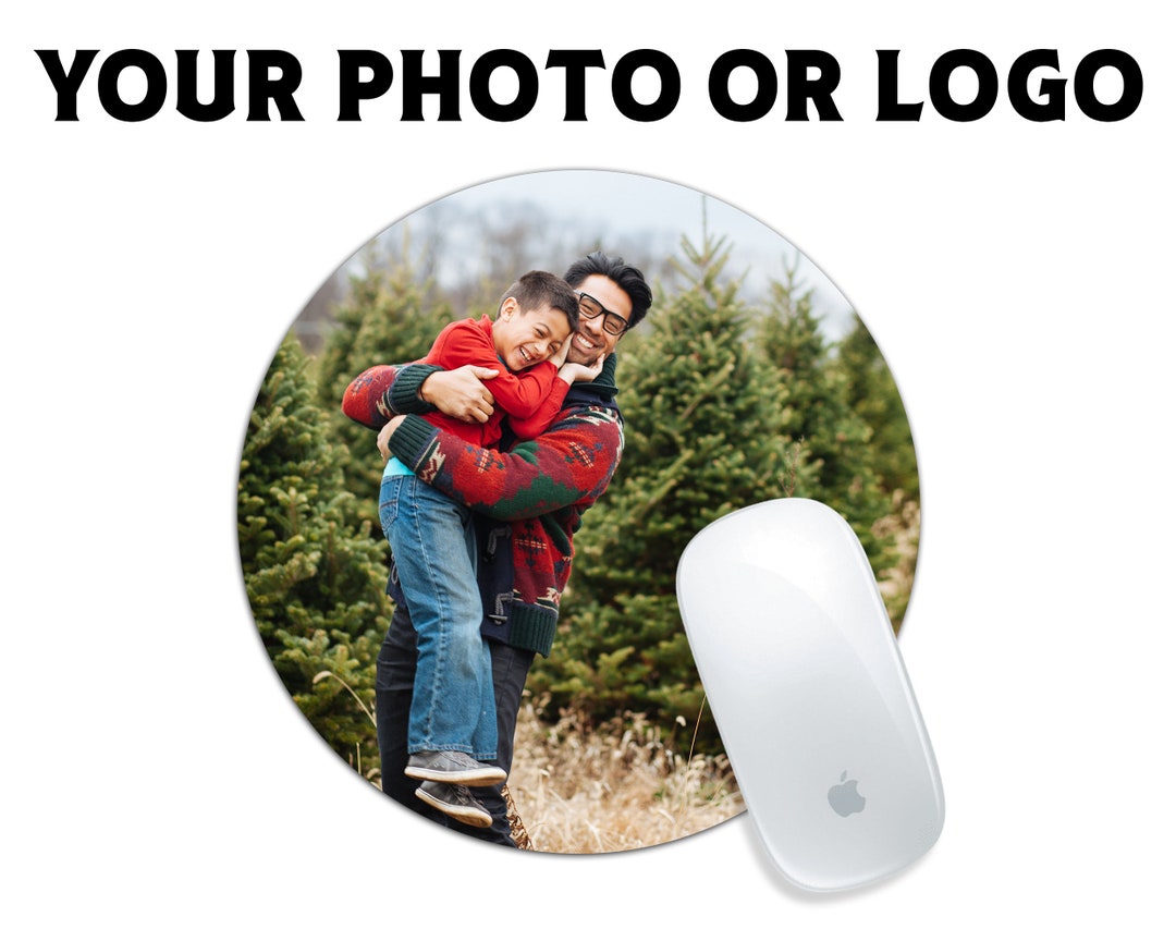 Custom Photo Round Mousepad Personalized Mouse Pad Photo Printed on ...