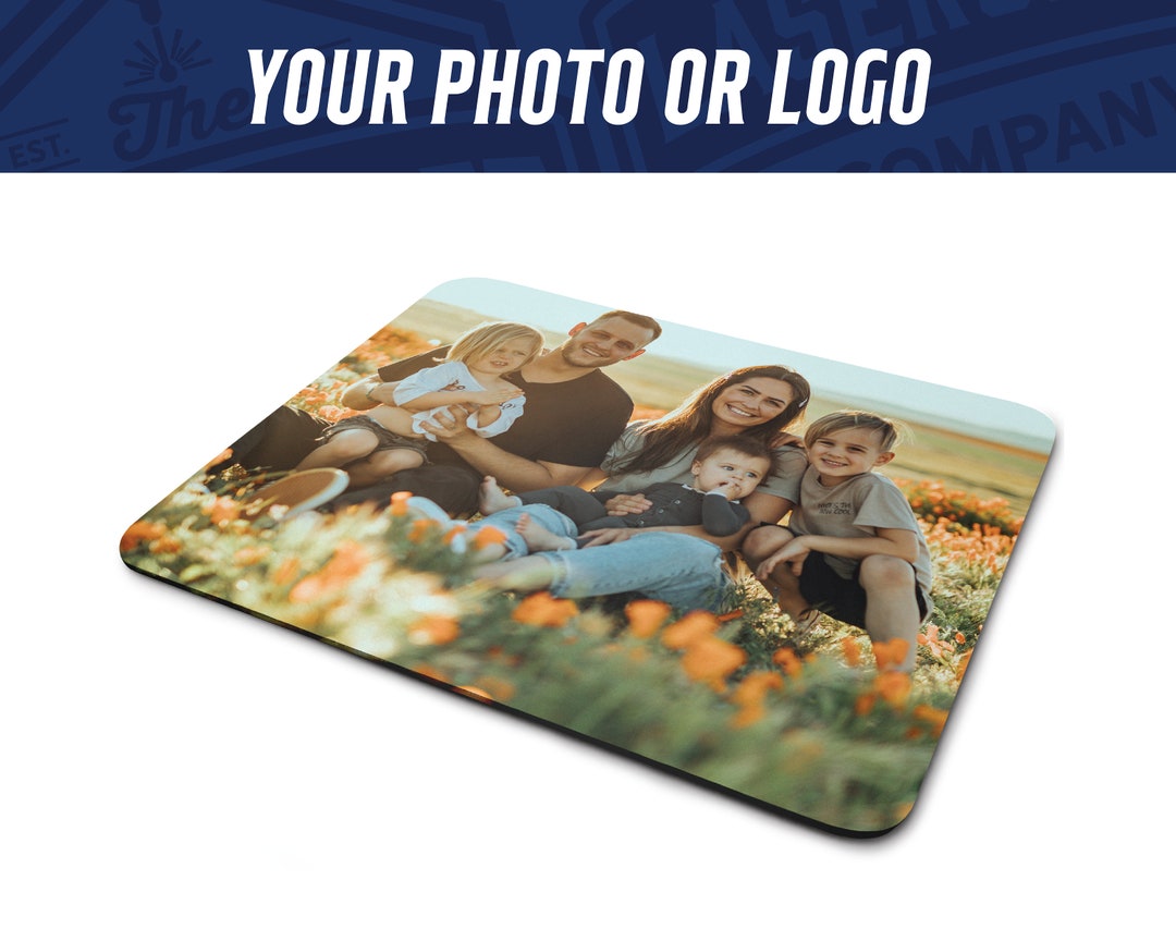 Custom Photo Mousepad - Personalized Mouse Pad - Photo Printed on ...