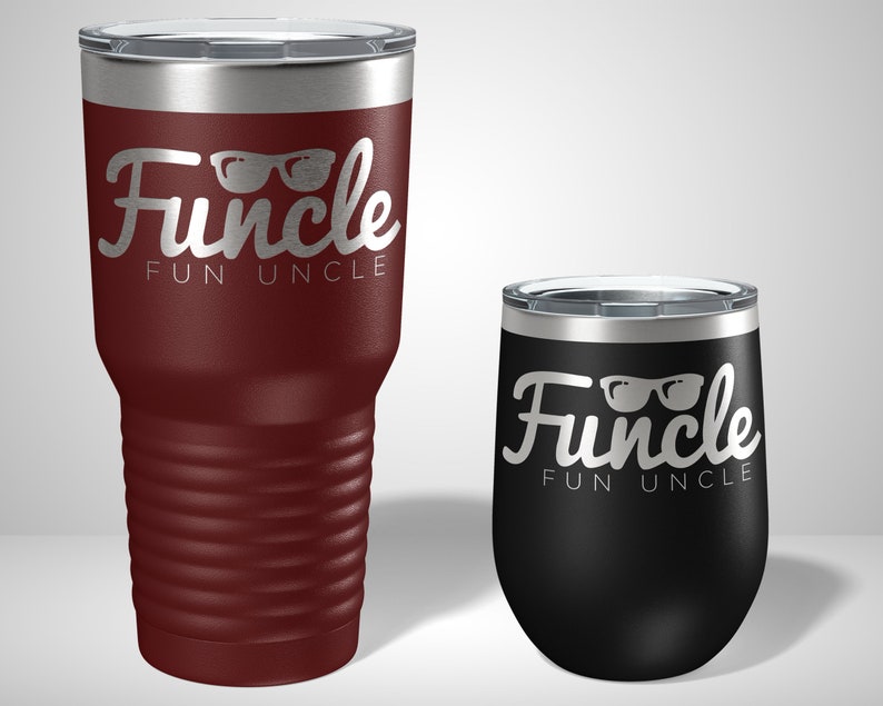 Funcle Fun Uncle Tumbler - Funny Gifts for Uncles - Gifts for Brothers ...