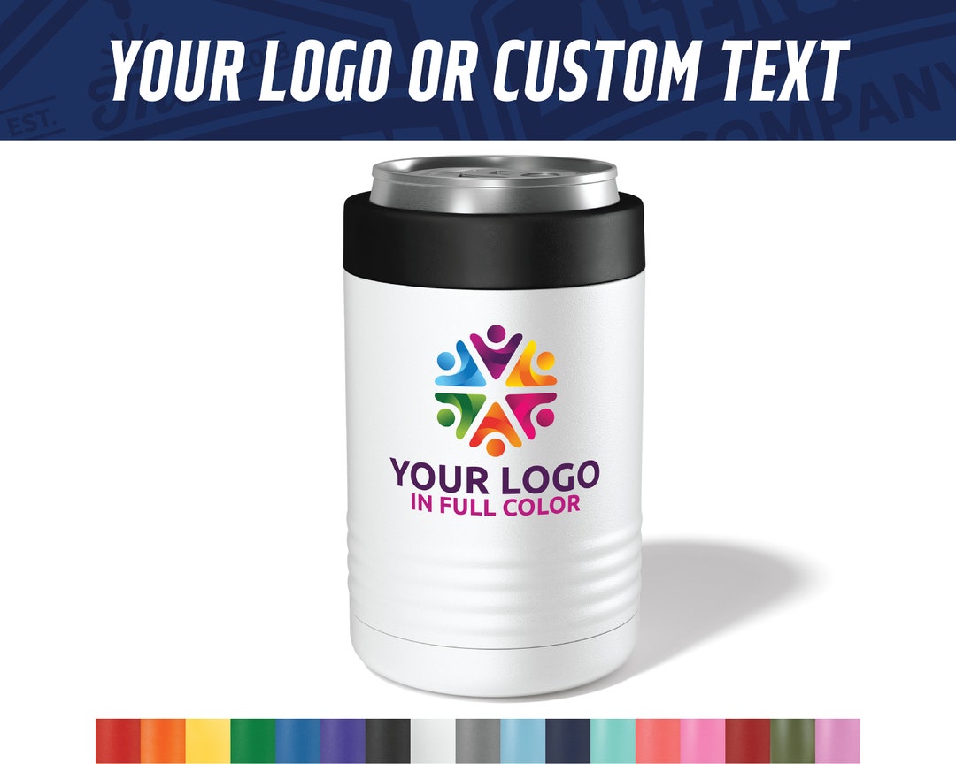 Custom Printed Can & Bottle Holder With Full Color Logo - Custom Full ...