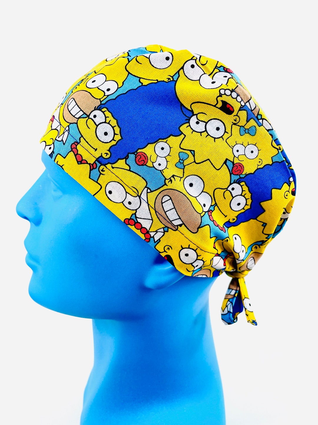 The Simpsons Fitted Unisex Pixie Scrub Hat Mens Ladies Surgical Cap OR ...