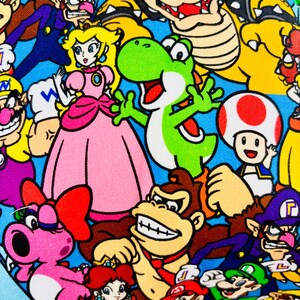 Nintendo Mario Cast Scrub Cap | Ladies Euro Bucket Surgical Hat | Nurse ...