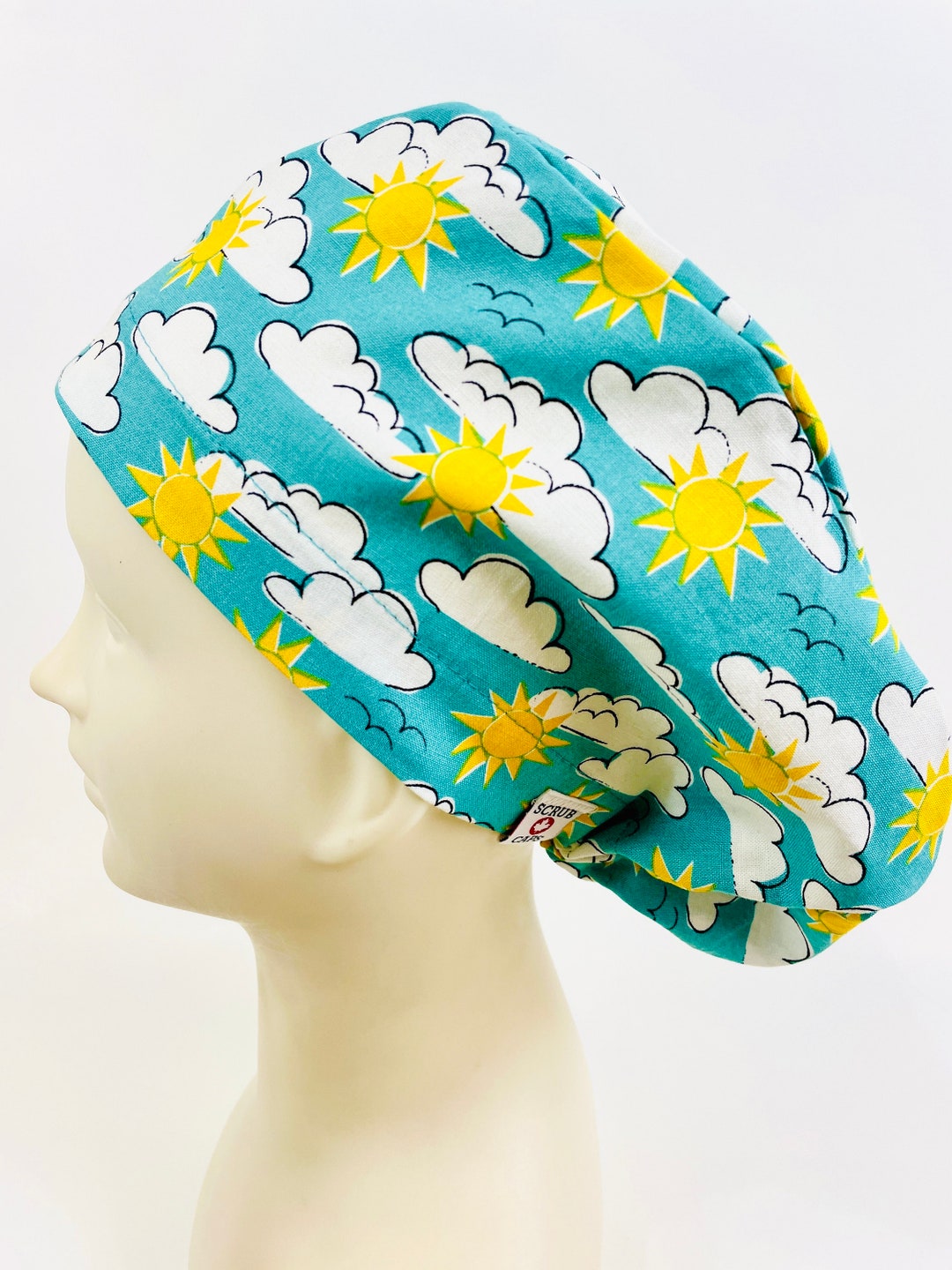 Scrub Cap Hello Sunshine | Women’s Bucket Surgical Hat | Nurse’s Scrubs ...