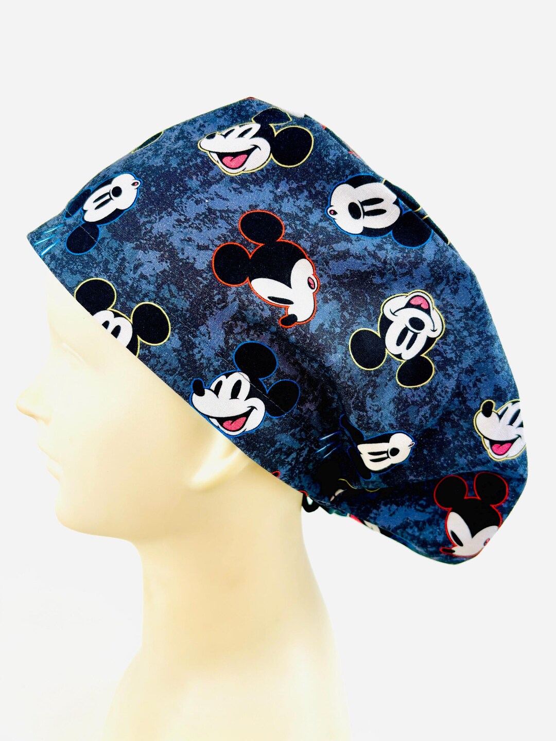 Mickey Mouse Women’s Scrub Hat | Ladies Adjustable Euro Surgical Cap ...