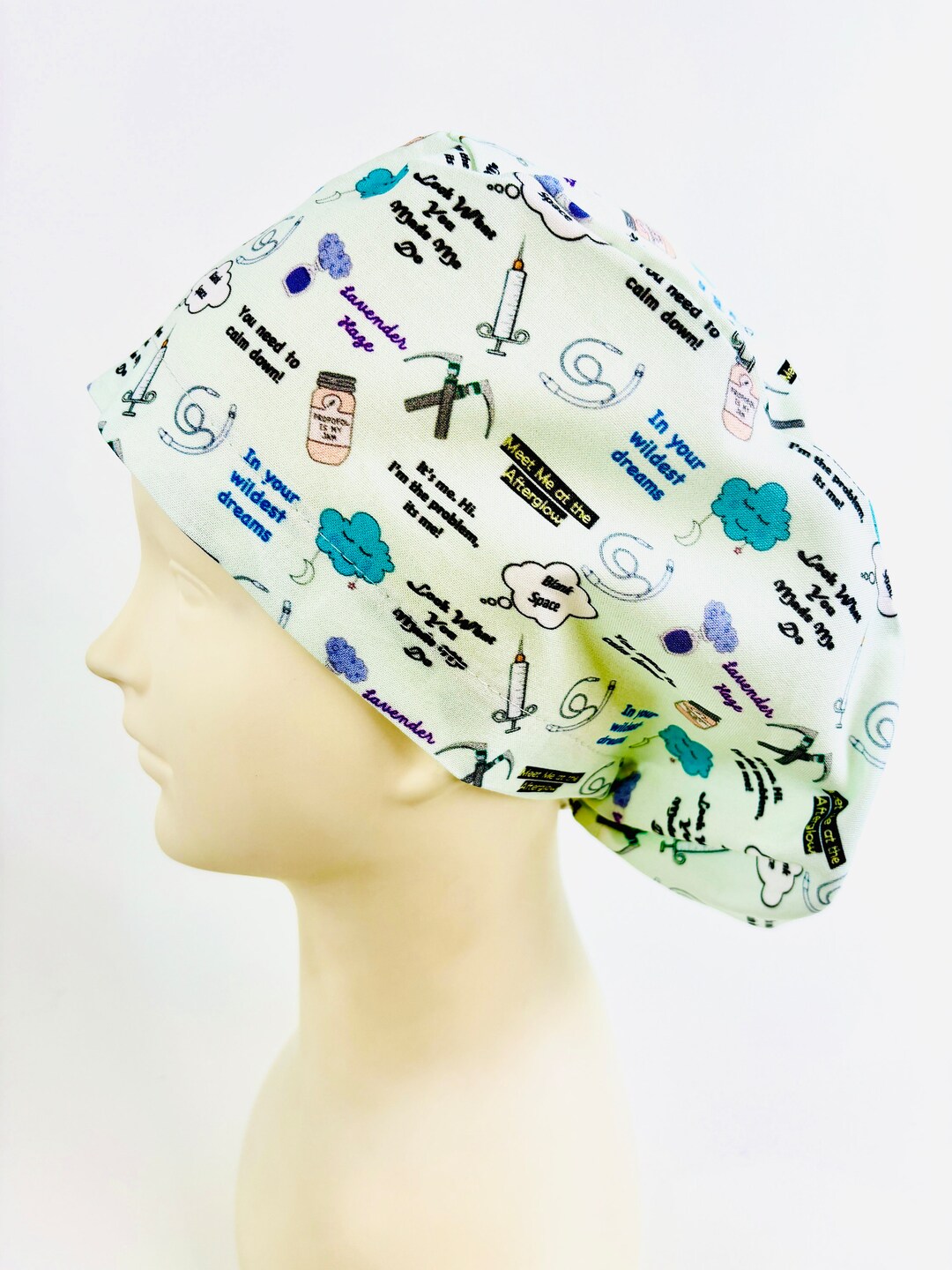 Taylor Swift Anesthesia Womens Scrub Cap | Hat Ladies Euro Bucket ...