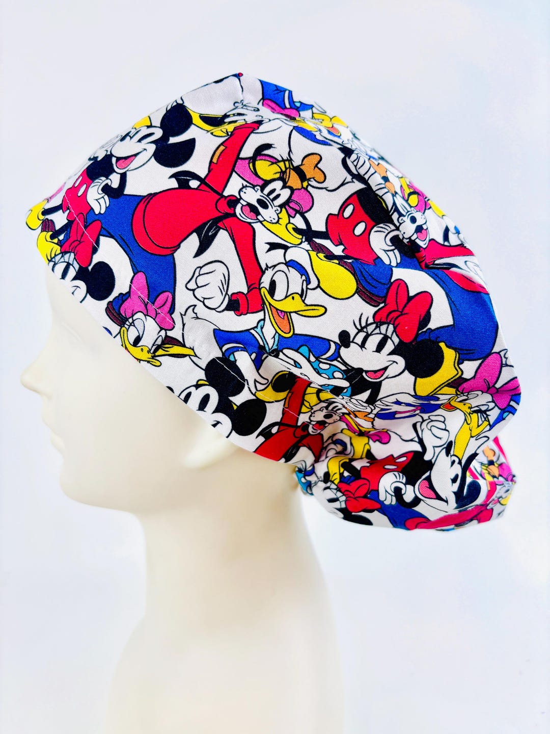 Scrub Cap Disney Gang Mickey Minnie Hoofy Donald | Ladies Bucket ...
