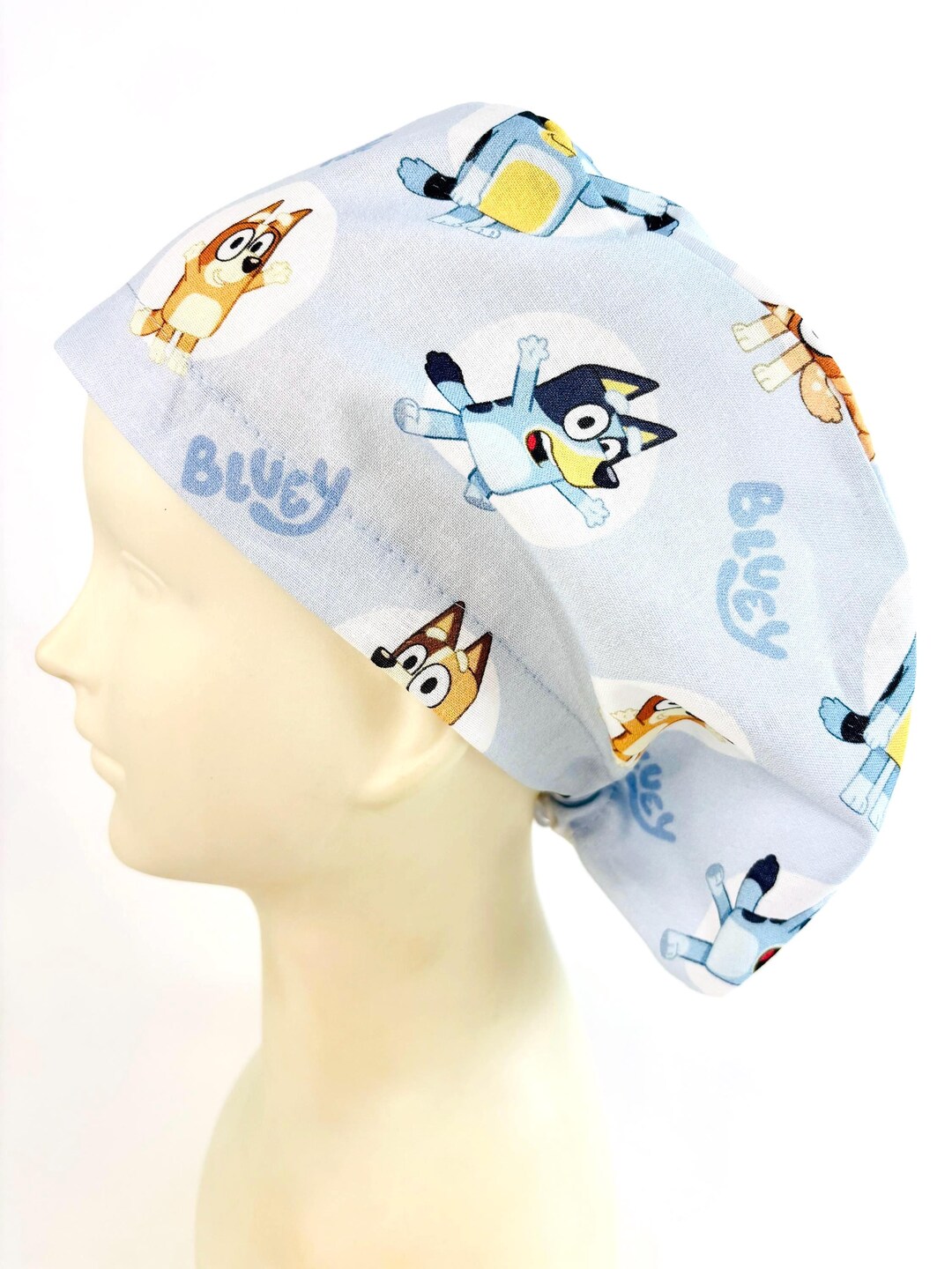 Bluey Characters Women’s Scrub Hat | Ladies Adjustable Euro Surgical ...