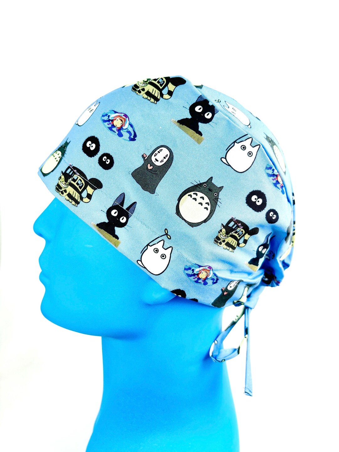 Avatar Japanese Prin Fitted Unisex Pixie Scrub Hat Mens Womens Surgical ...
