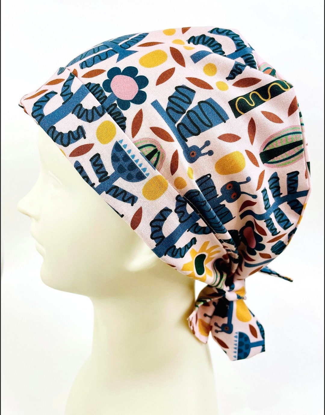 Folded Brim Arizona Desert Women's Scrub Cap Ladies Surgical Hat OR ...