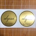 100 Custom Gold Foil Labels Custom Real Foil Label Gold Foil - Etsy