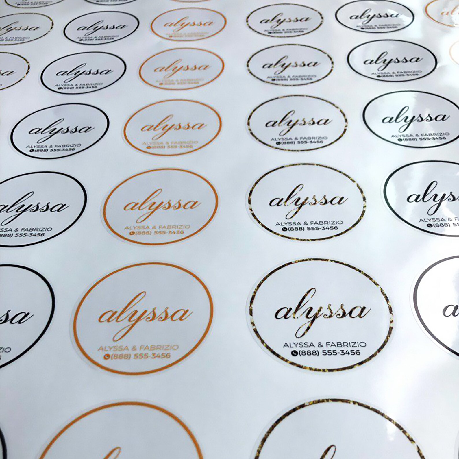 Bulk Clear Custom Stickers Custom Transparent Labels Printed - Etsy