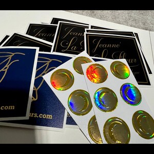 High Quality Gold Reflective Foil Stickers, Bulk Custom Gold Stickers ...