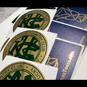 High Quality Gold Reflective Foil Stickers, Bulk Custom Gold Stickers ...