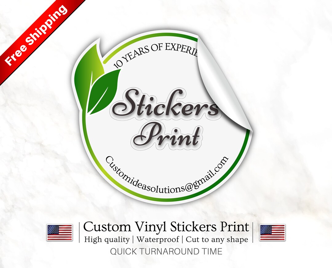 High Quality Stickers - Personalized Vinyl Stickers - Waterproof ...