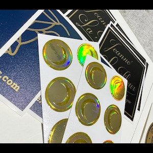 High Quality Gold Reflective Foil Stickers, Bulk Custom Gold Stickers ...