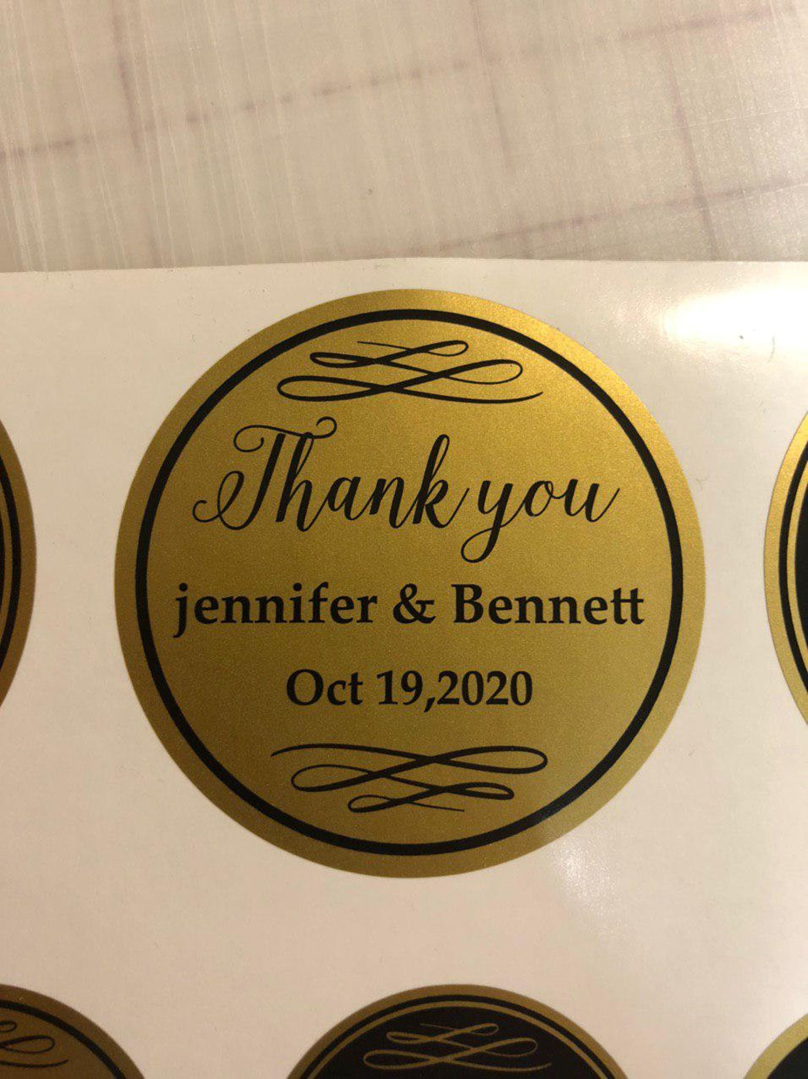 100 Custom Gold Foil Labels Custom Real Foil Label Gold Foil - Etsy