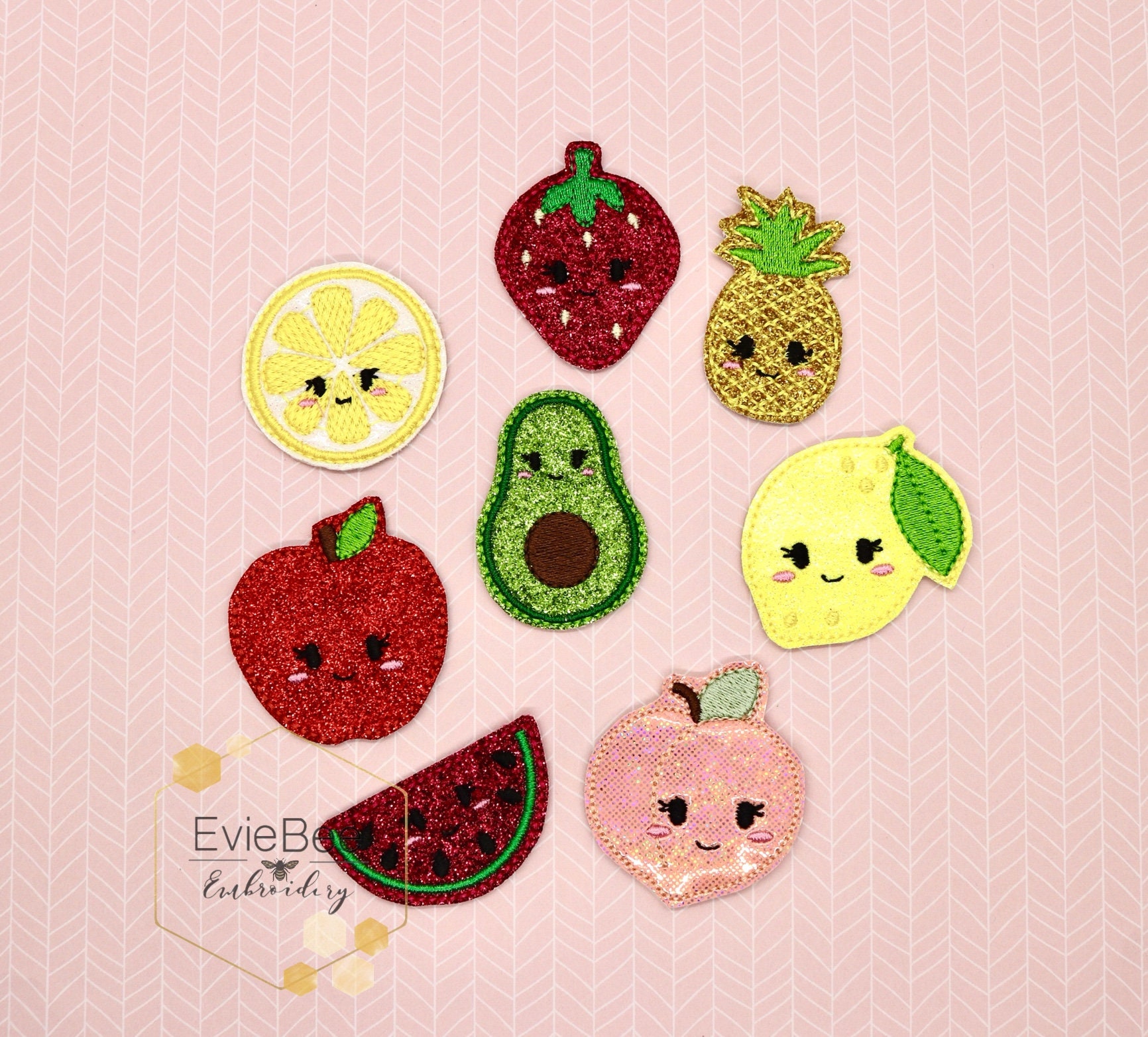 Peach Feltie Digital Embroidery Design - Etsy