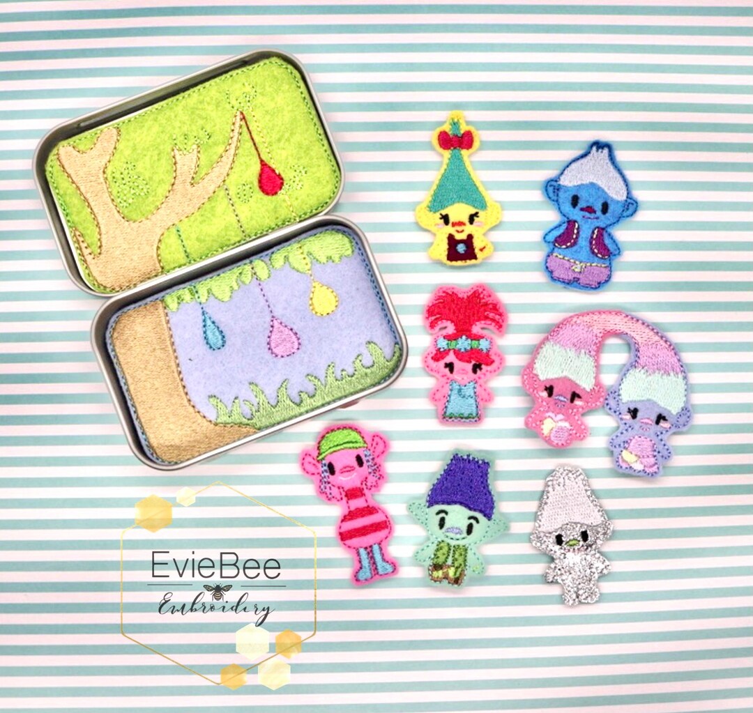 Troll Felties Digital Embroidery Designs Bundle - Etsy