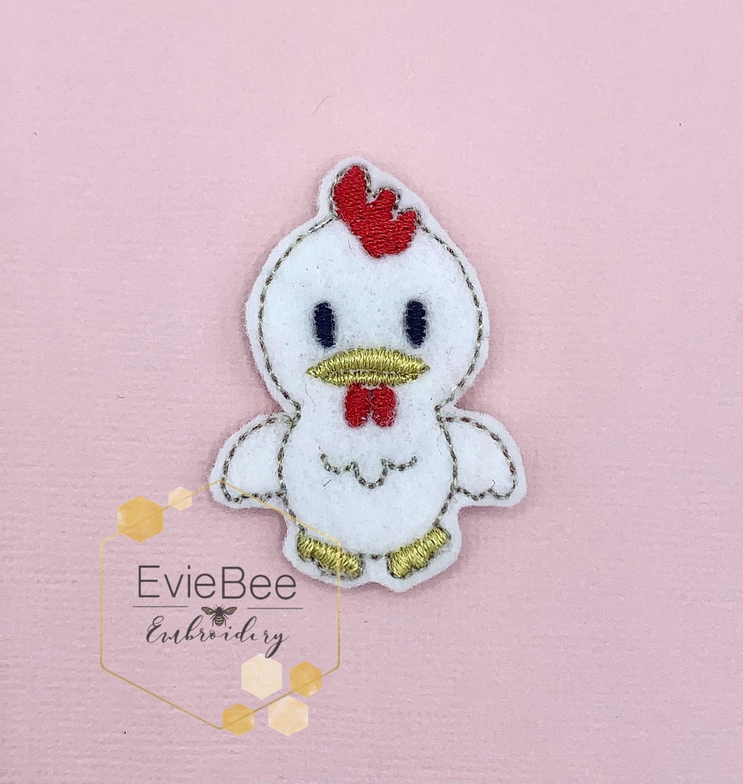 Rooster Feltie Digital Embroidery Design - Etsy