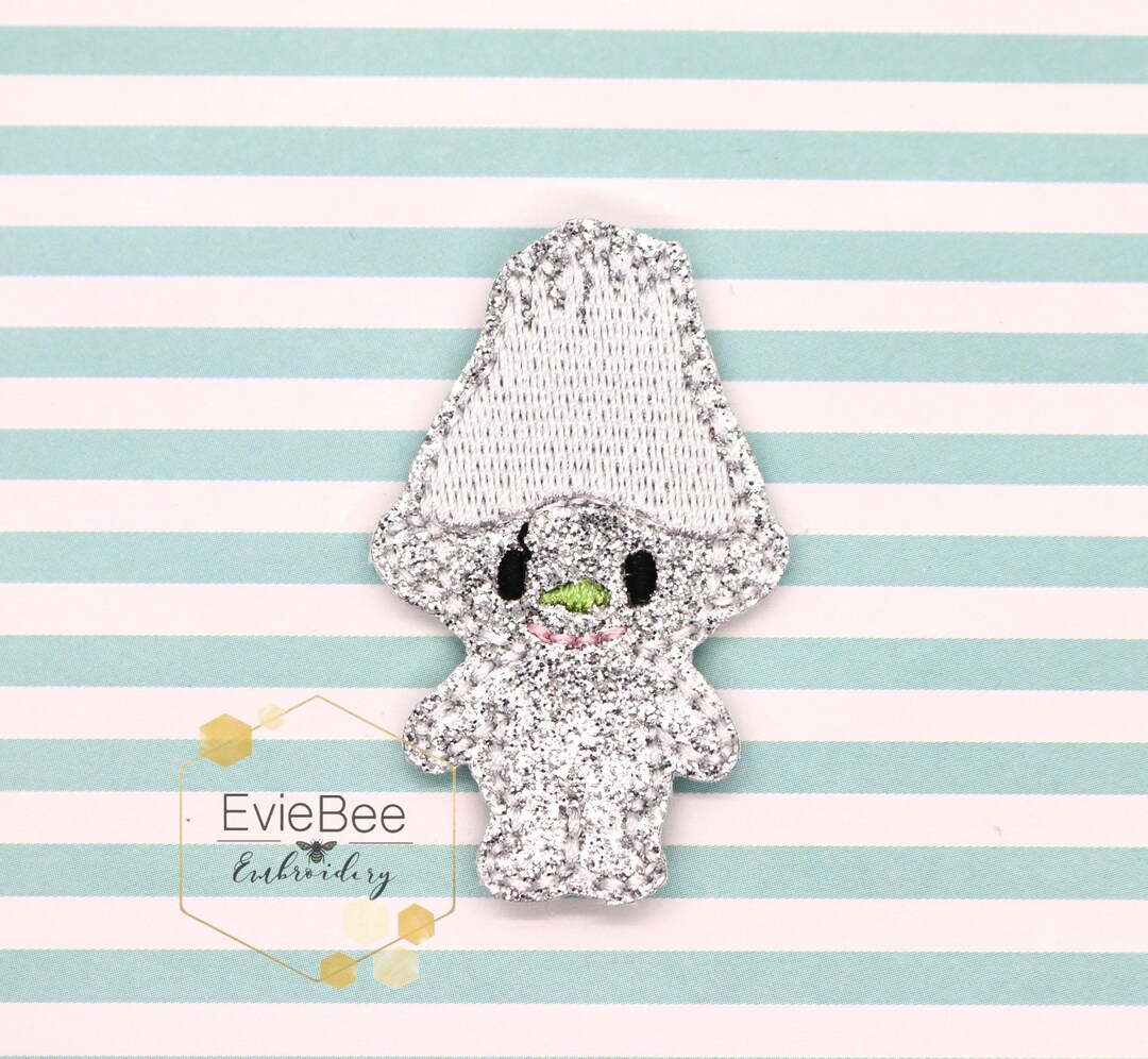 Sparkly Troll Feltie DIGITAL EMBROIDERY DESIGN - Etsy