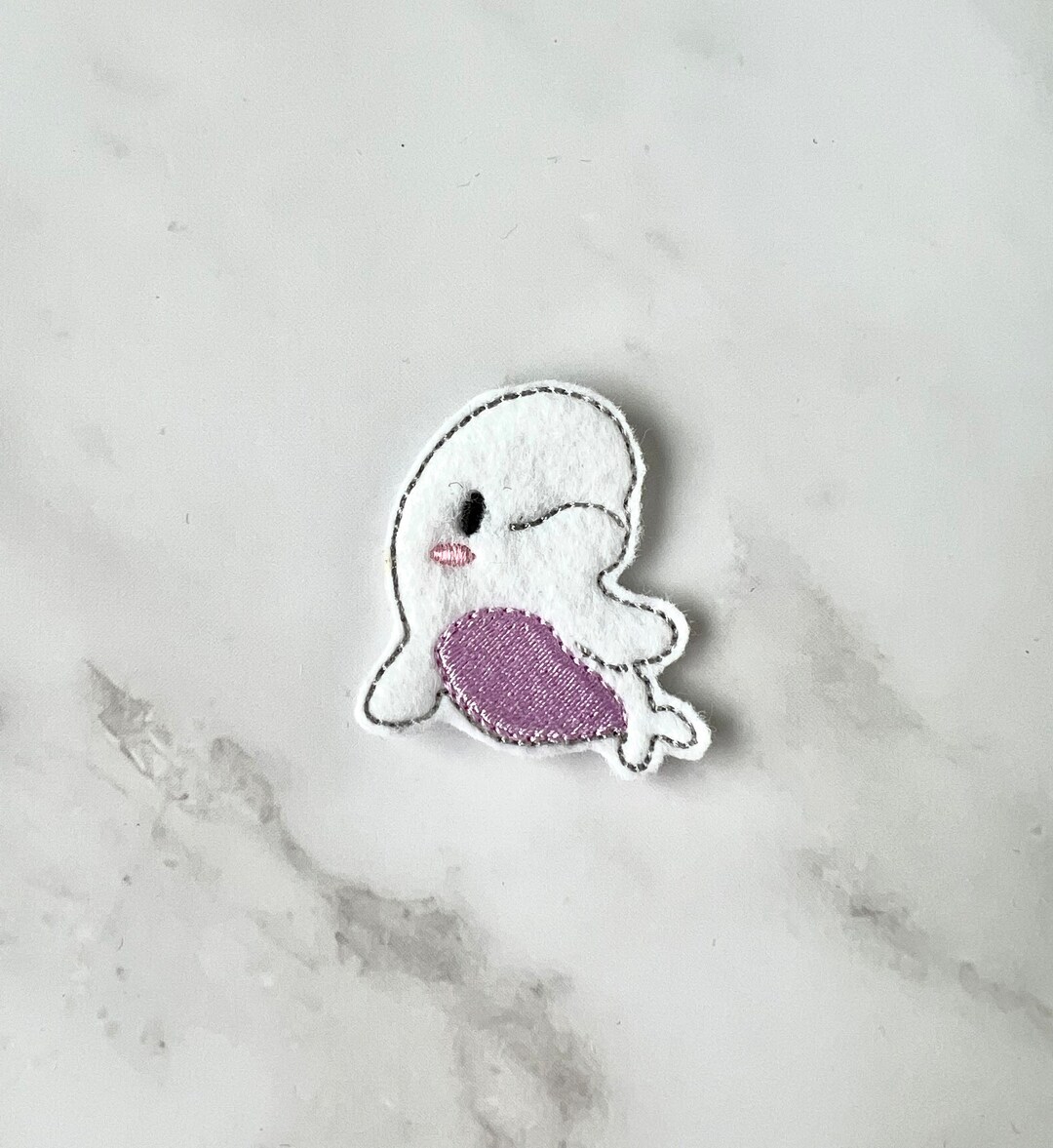 Beluga Whale Feltie Digital Machine Embroidery Design - Etsy