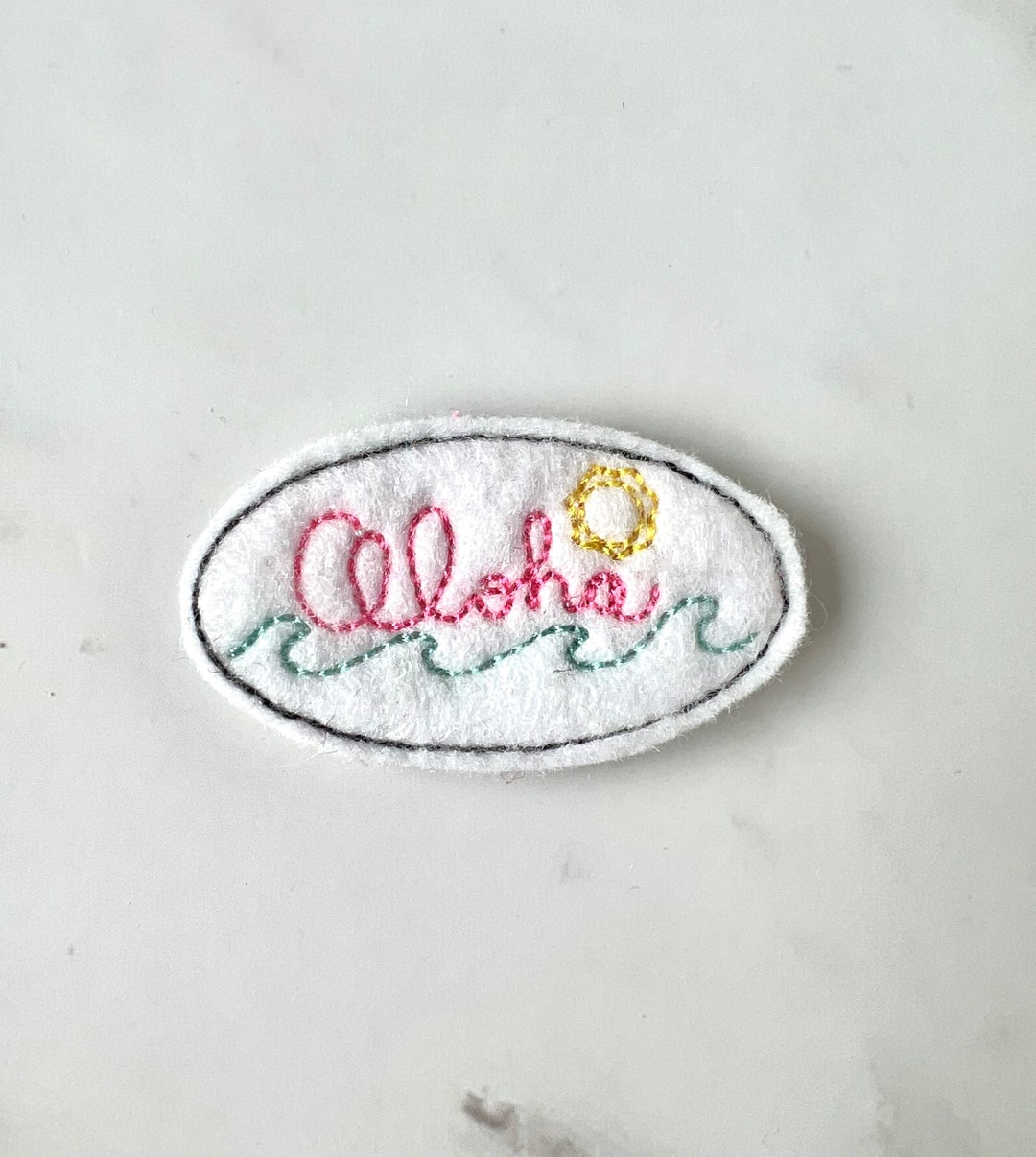 Aloha Feltie Digital Machine Embroidery Design - Etsy