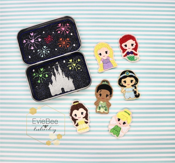 Princess Felties Digital Embroidery Designs Bundle - Etsy